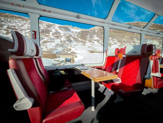 Everything you need to know about traveling onboard the Glacier express