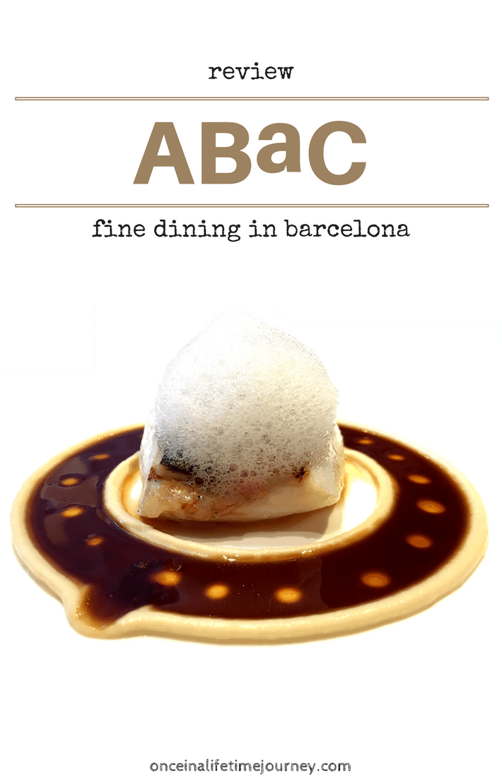 Review of ABaC Restaurant in Barcelona with 2 Michelin stars