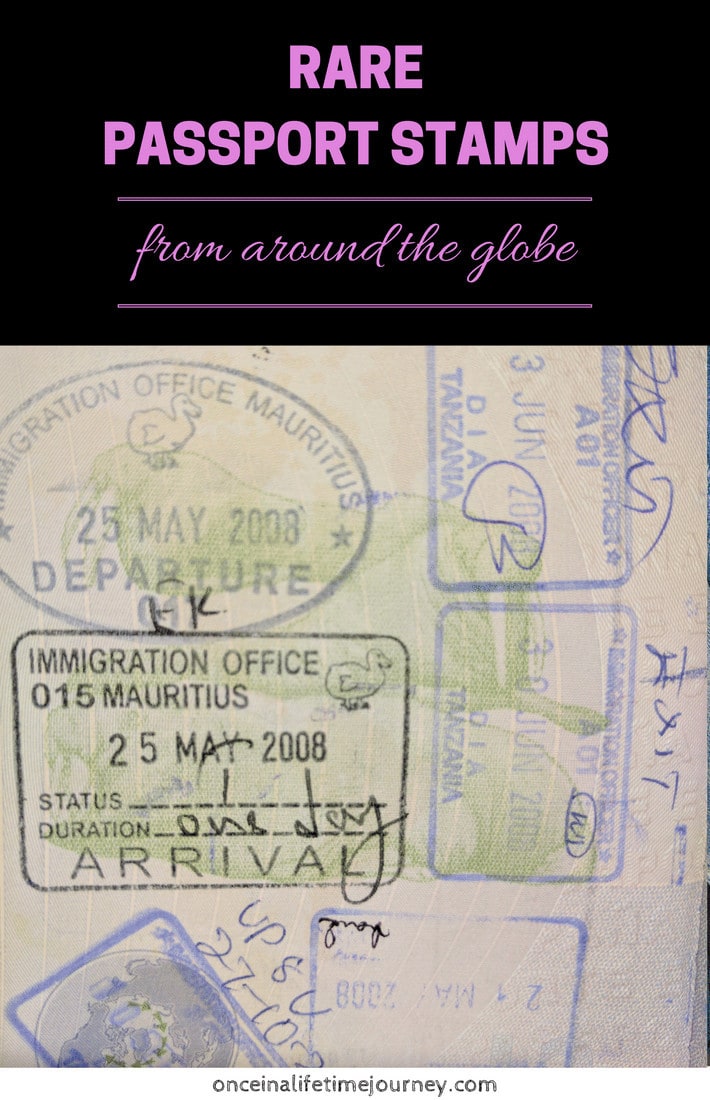 Cool & rare passport stamps from around the world