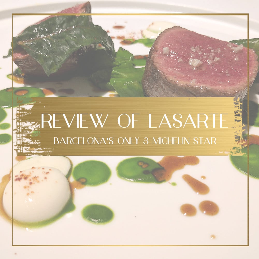 Review of Lasarte, Barcelona's only 3 Michelin star restaurant