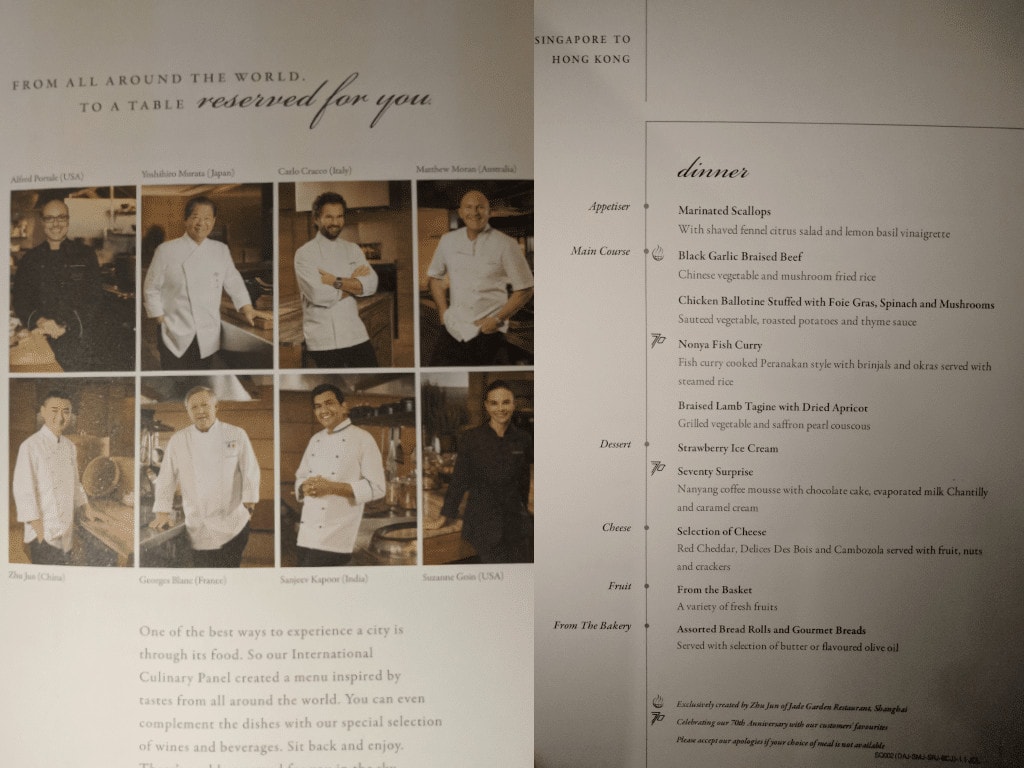 Review of Singapore Airlines Business Class to San Francisco via Hong Kong