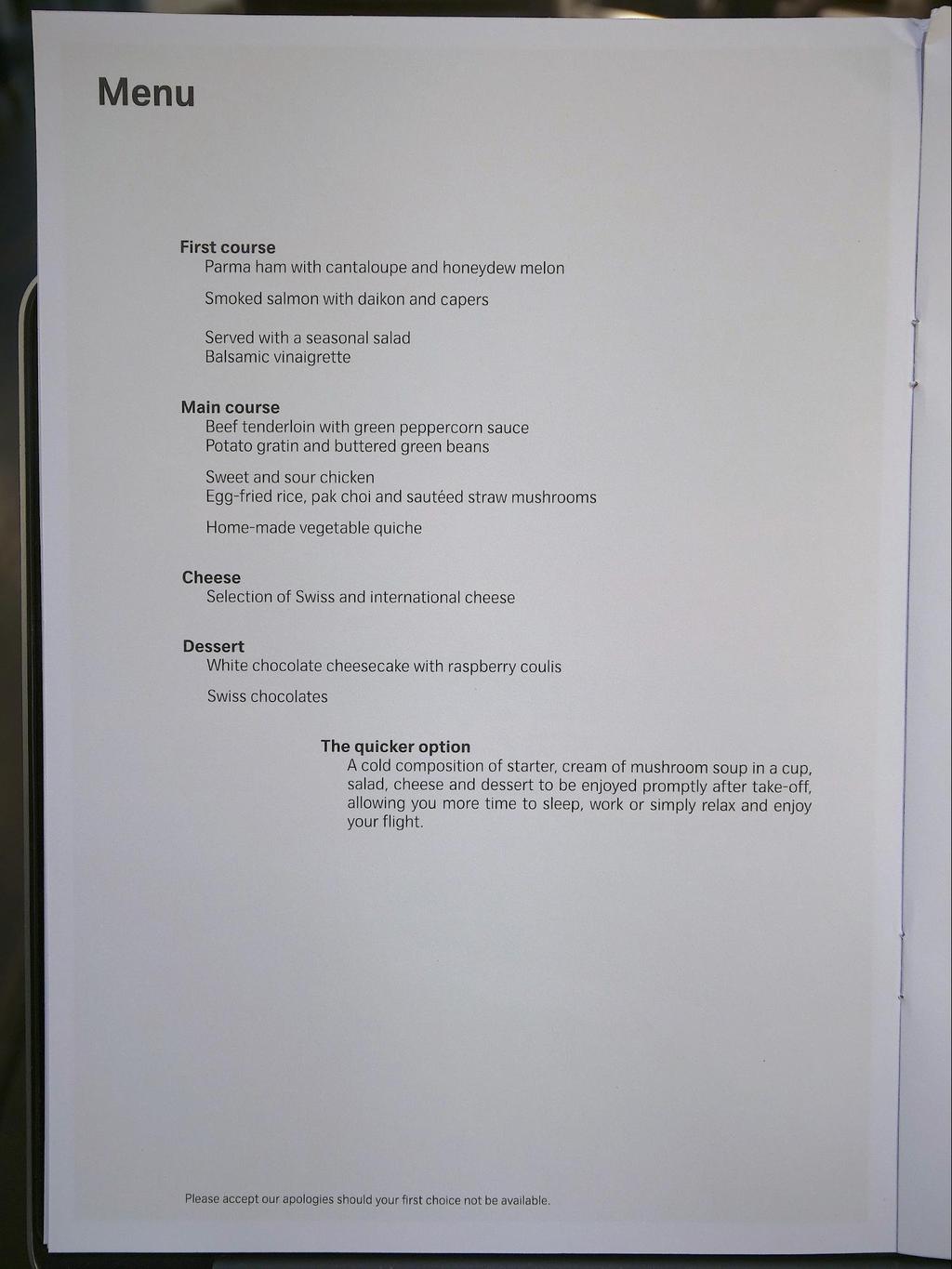 SWISS Business Class B777 review - Once In A Lifetime Journey